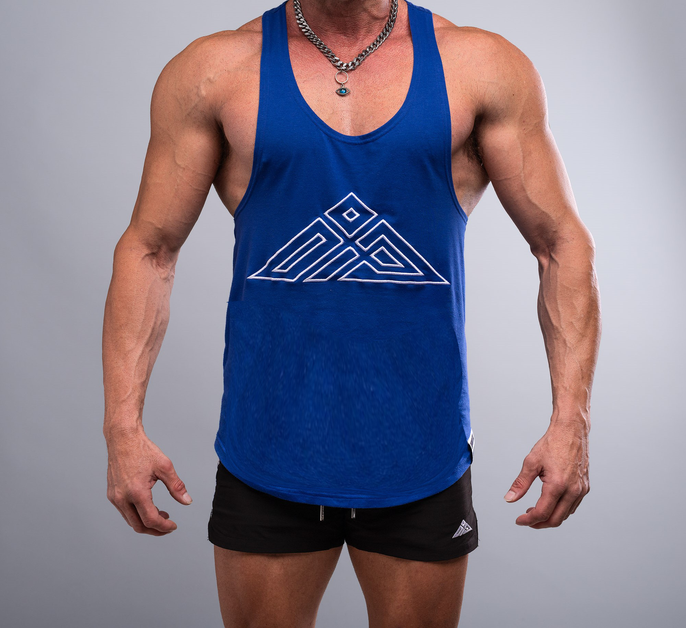 Mens gym singlet Y-Back stringer bodybuilder top by Immortal Physique